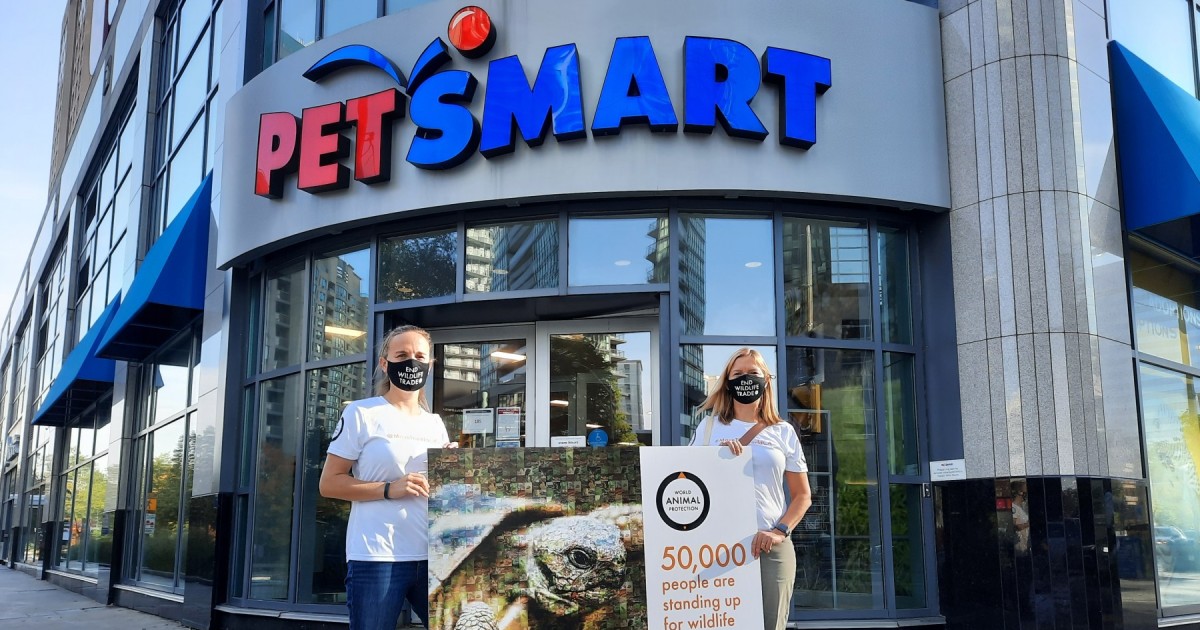 50,000 people tell PetSmart to stand up for wildlife
