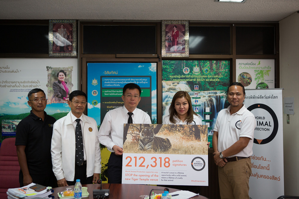 Petition to protect tigers presented | [site:name]